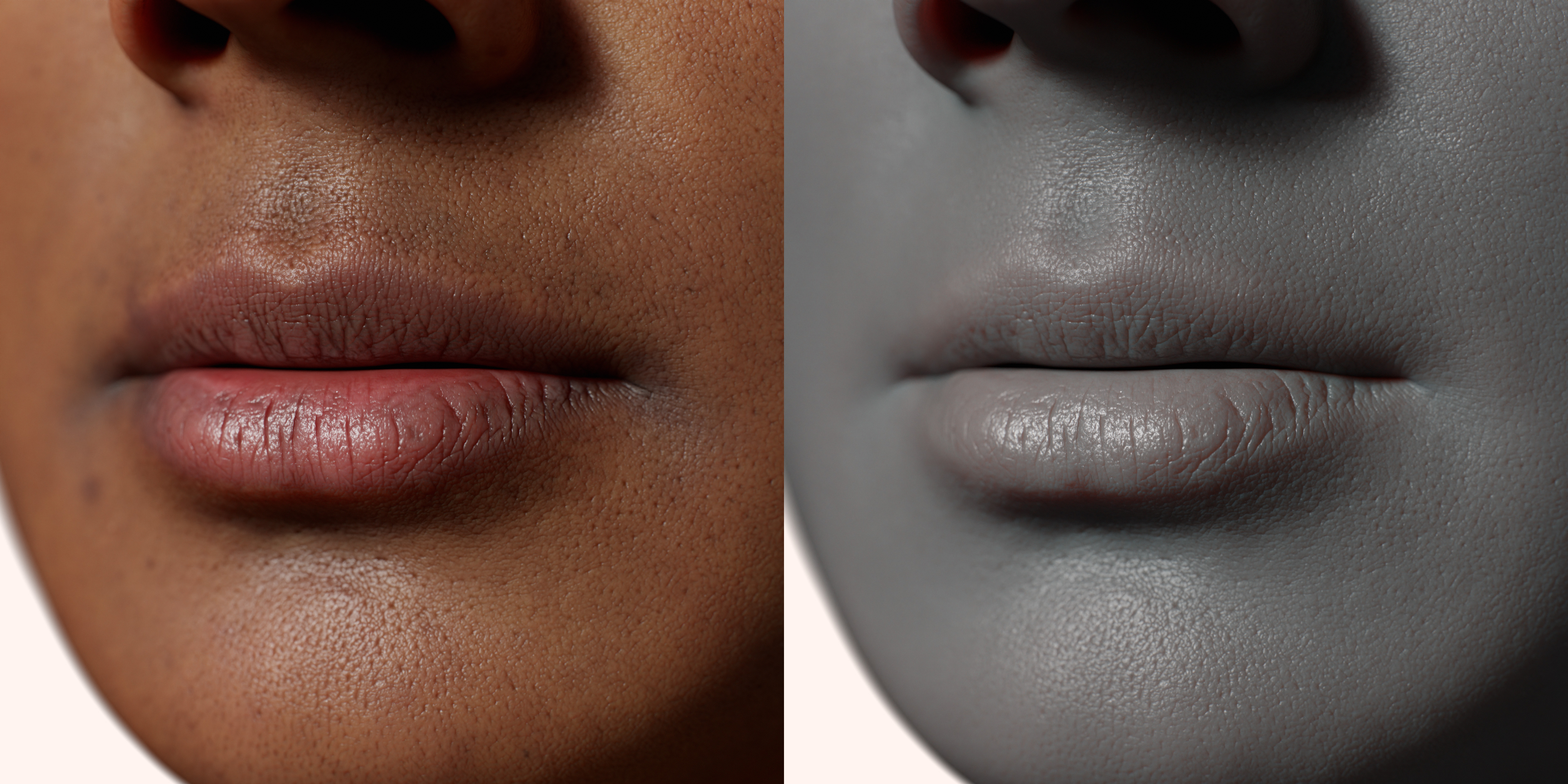 HD Female 3D Head Model 46