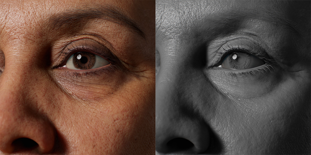 HD Female 3D Head Model 48