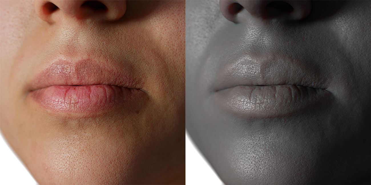 HD Female 3D Head Model 50