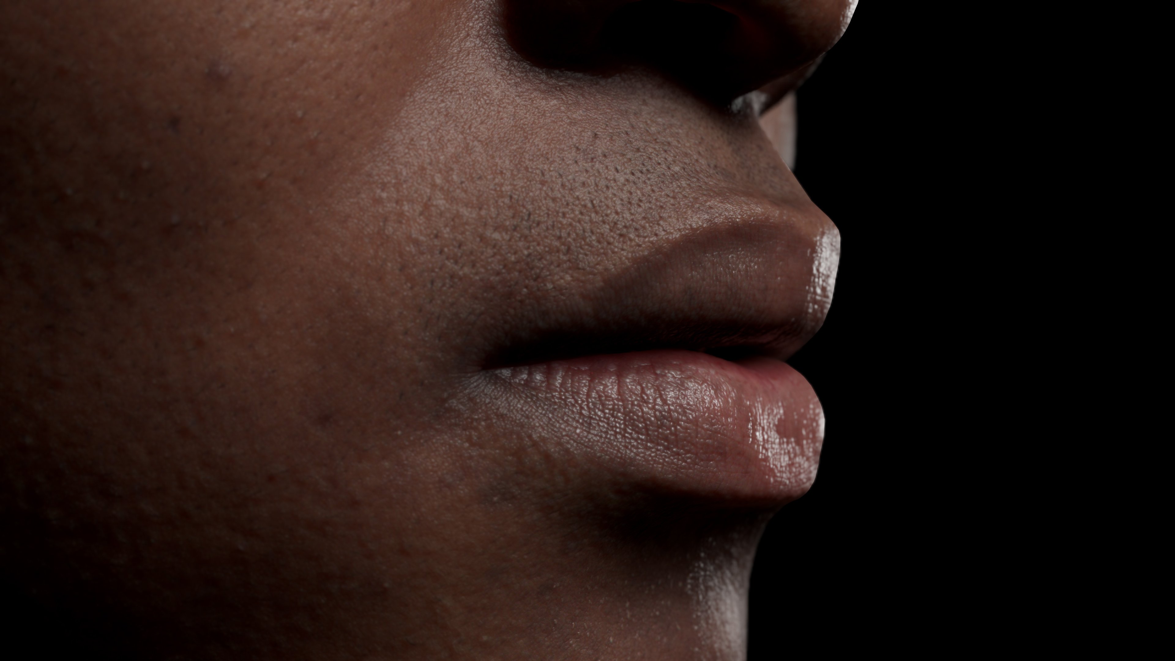 HD Male Head Model 02