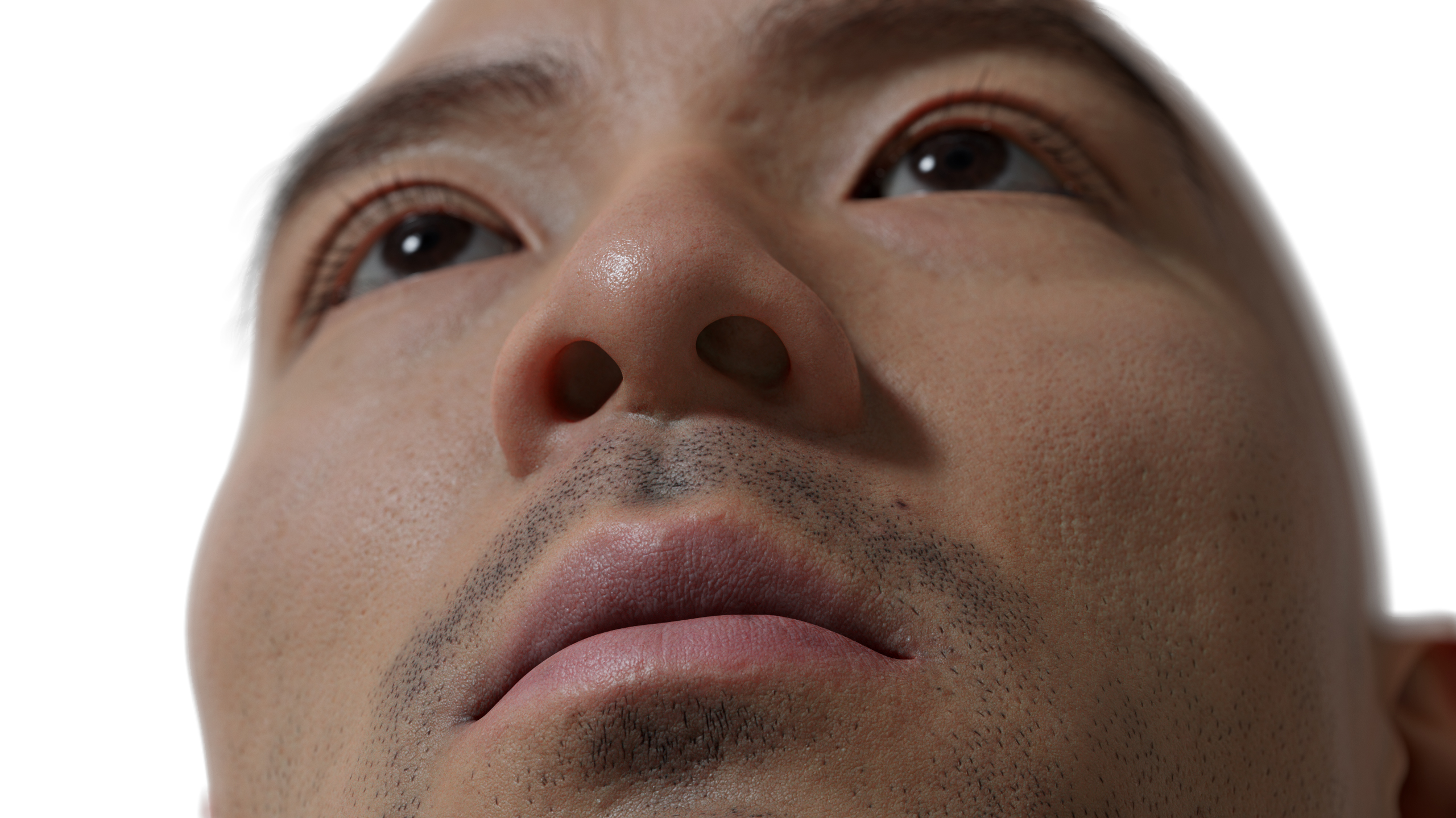 HD Male Head Model 07