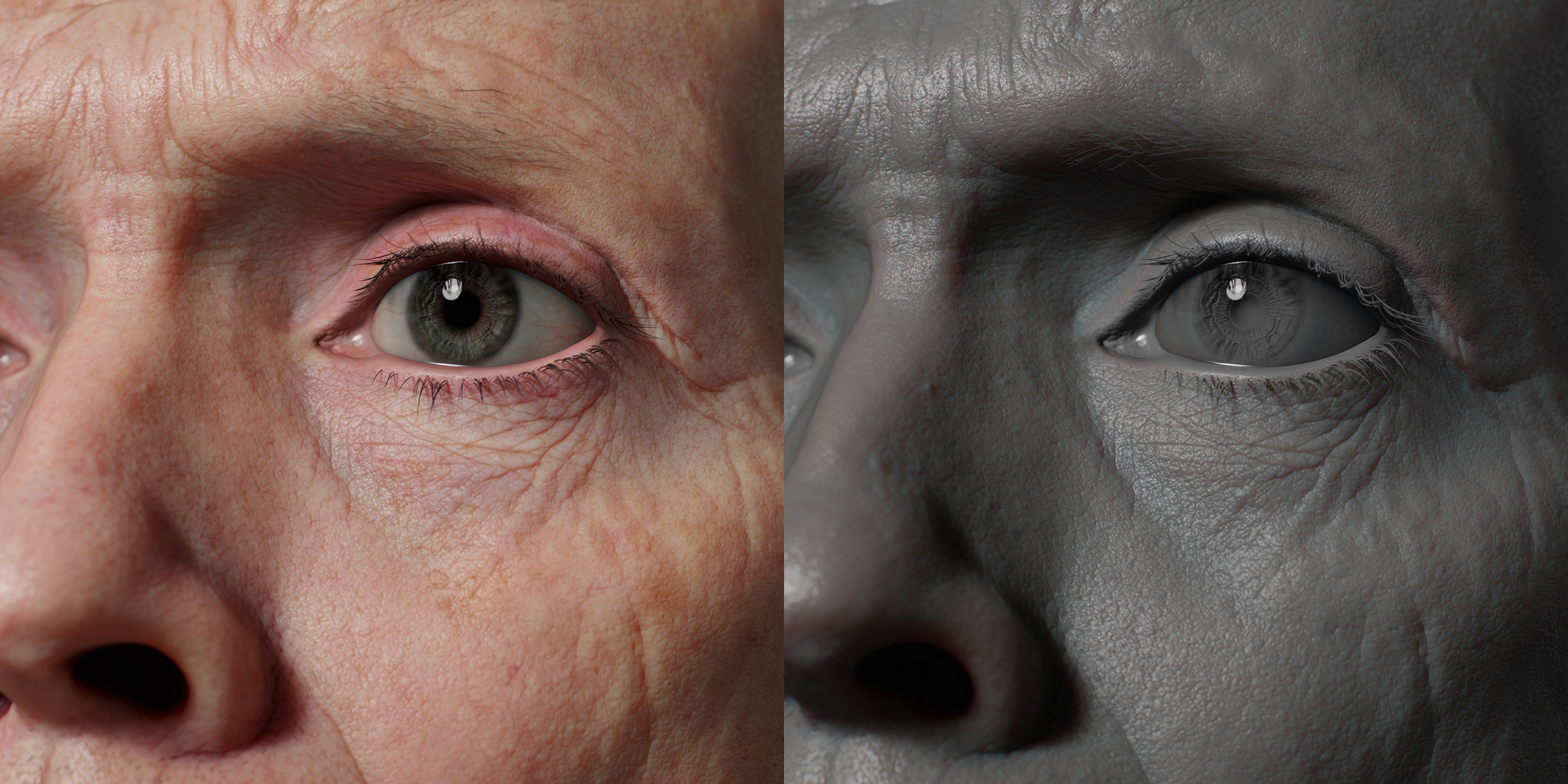 HD Male 3D Head Model 18