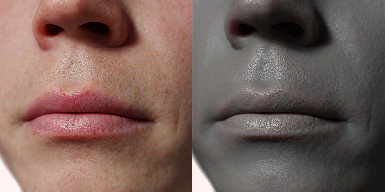 HD Male 3D Head Model 21