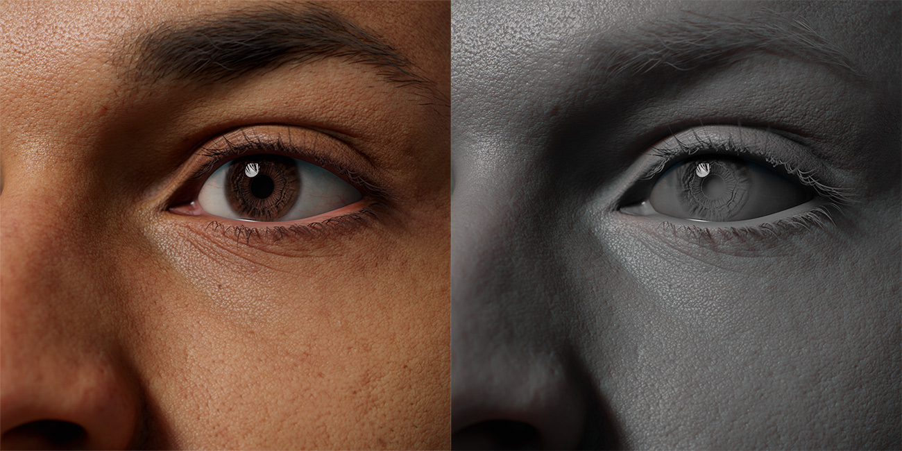 HD Male 3D Head Model 23