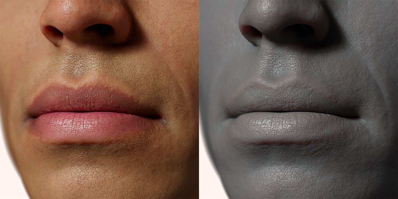 HD Male 3D Head Model 23