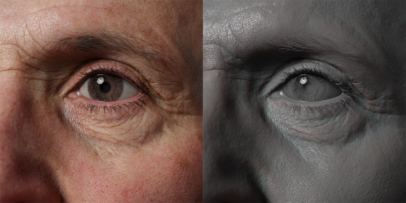 HD Male 3D Head Model 30