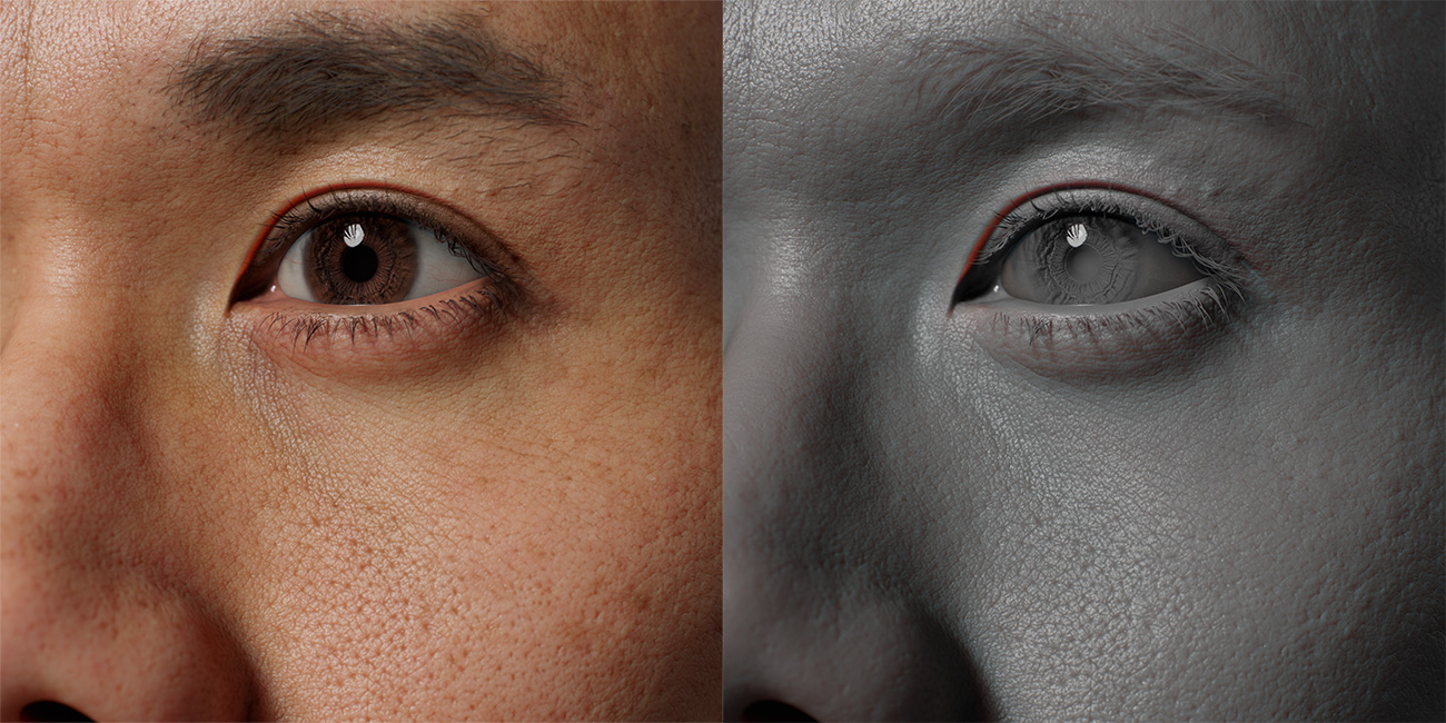 HD Male 3D Head Model 31