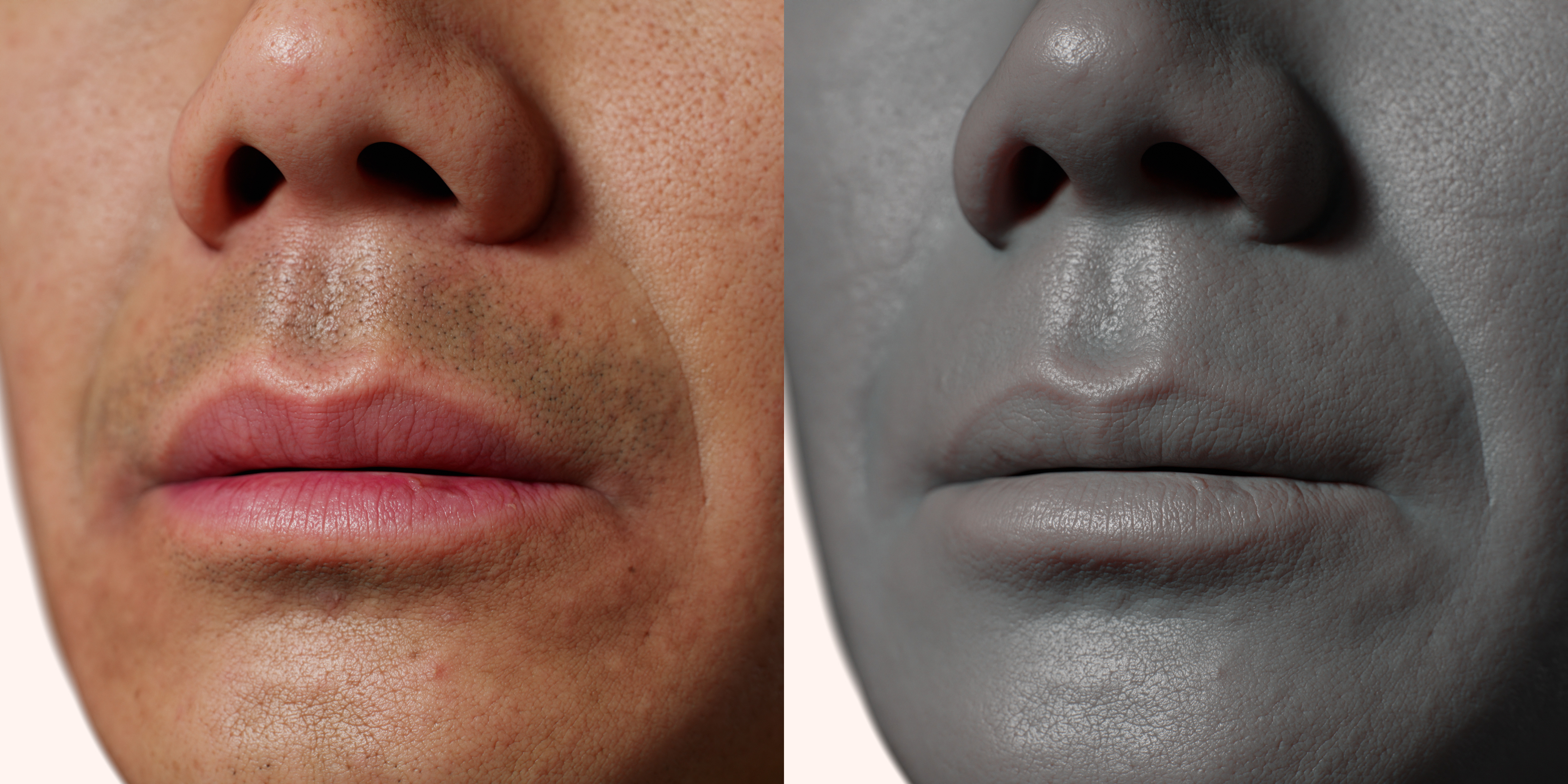 HD Male 3D Head Model 31