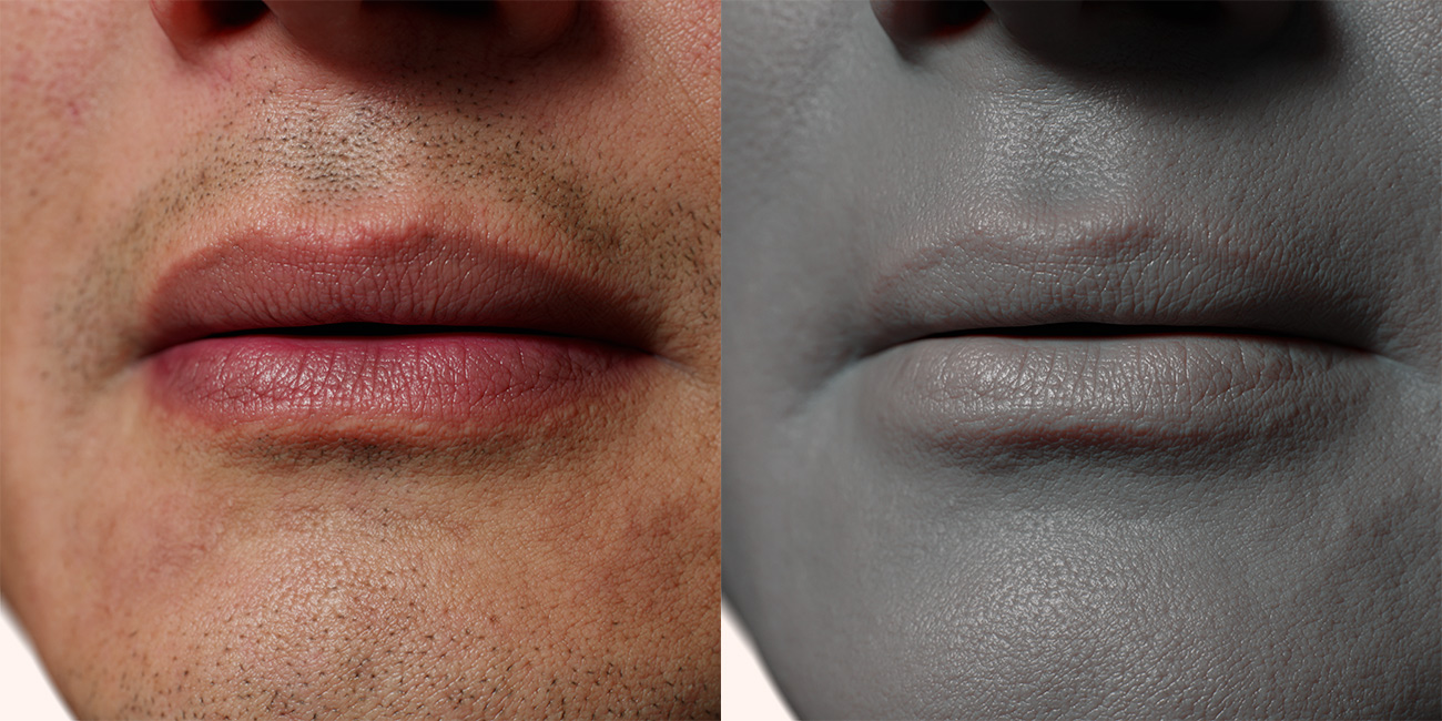 HD Male 3D Head Model 38