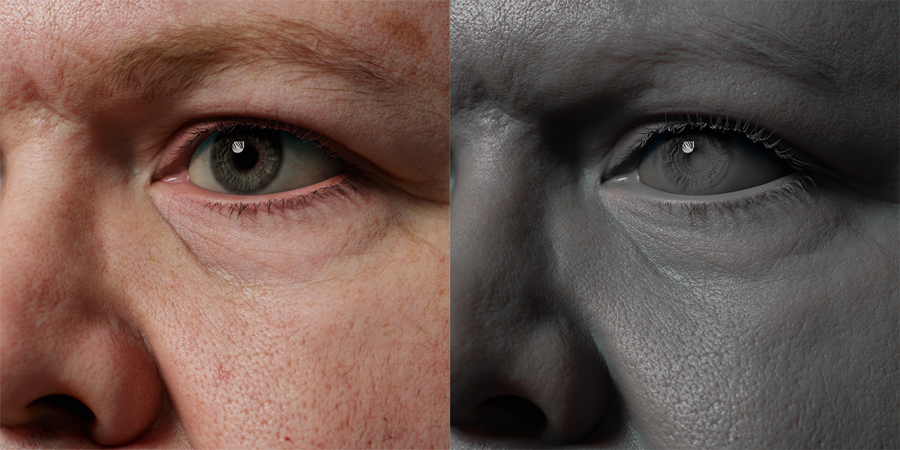 HD Male 3D Head Model 46