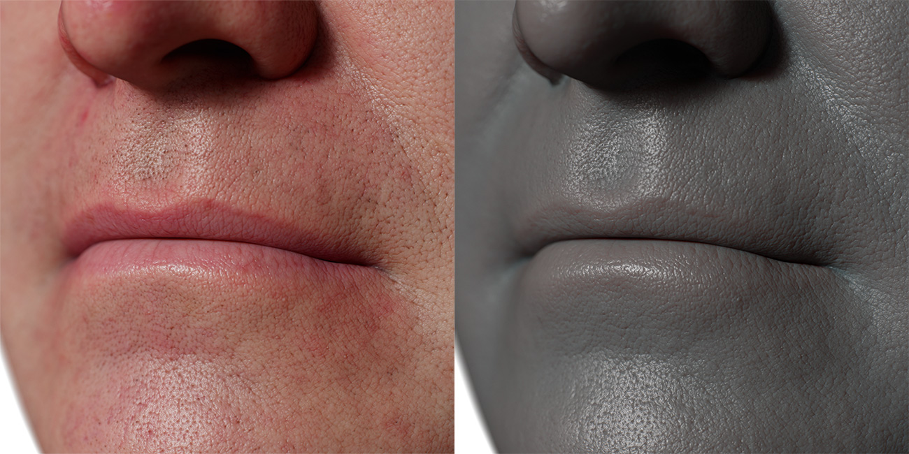 HD Male 3D Head Model 47