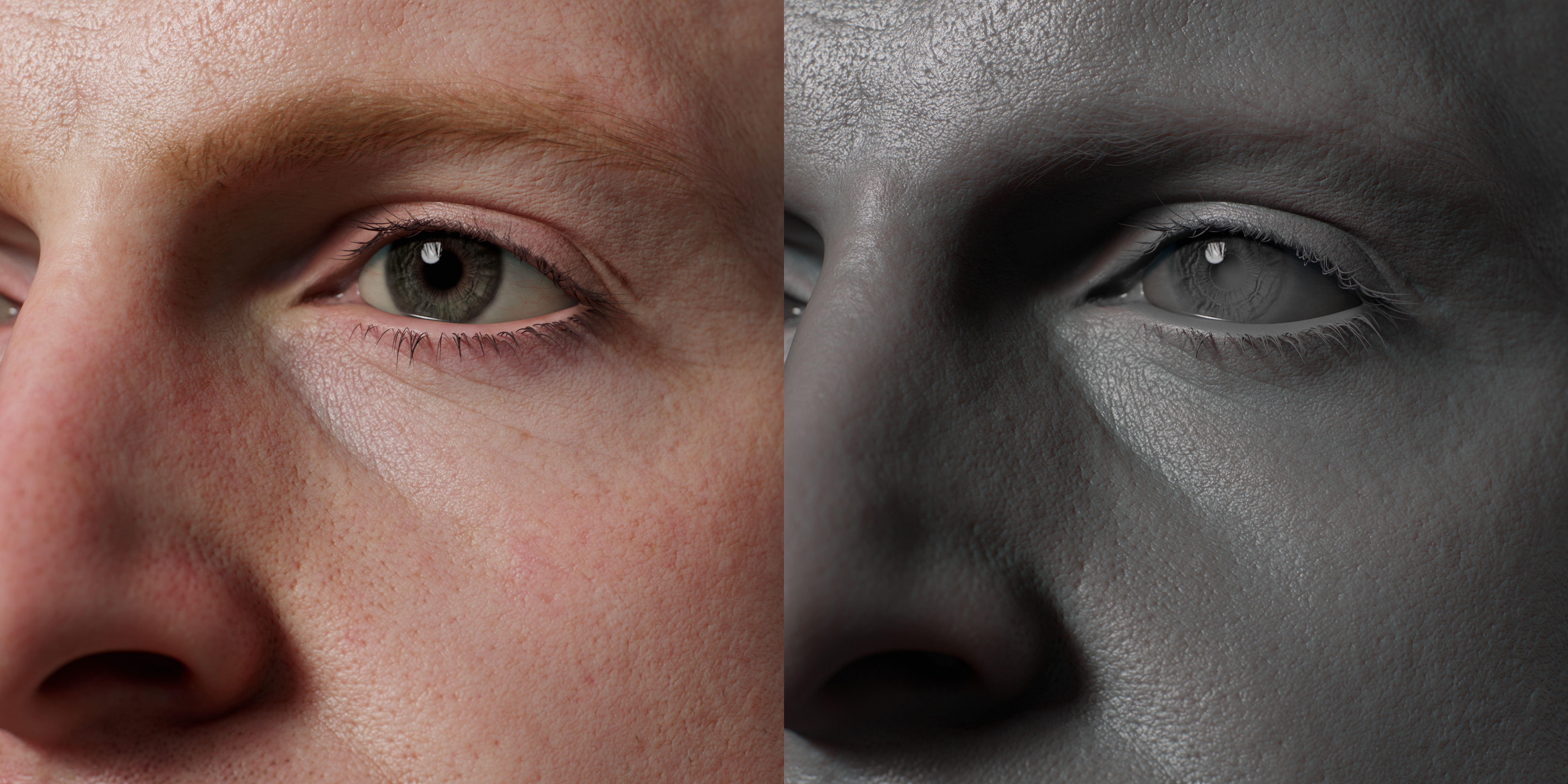 HD Male 3D Head Model 48