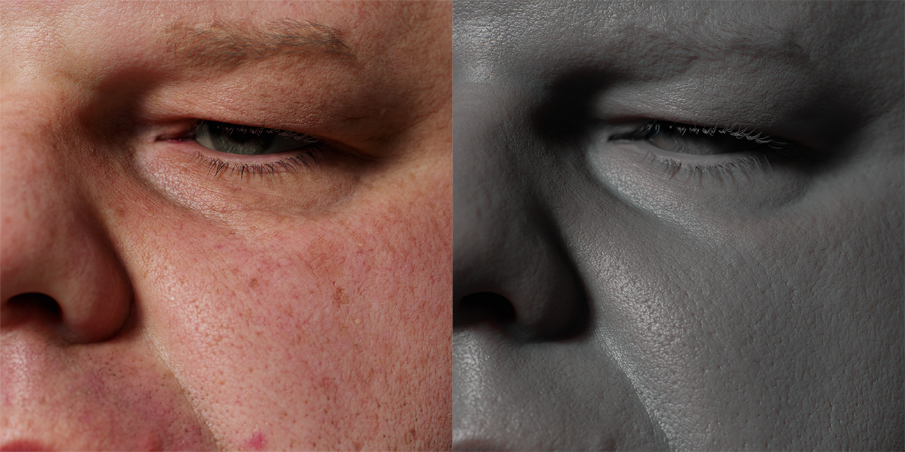 HD Male 3D Head Model 50