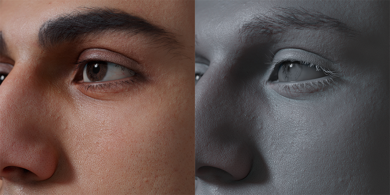 HD Male 3D Head Model 51