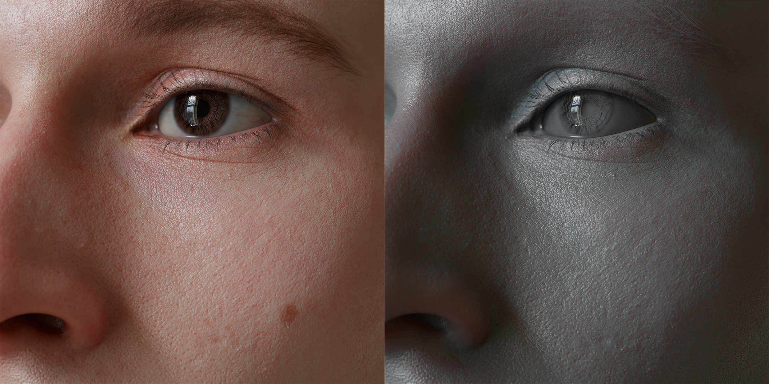 HD Male 3D Head Model 53