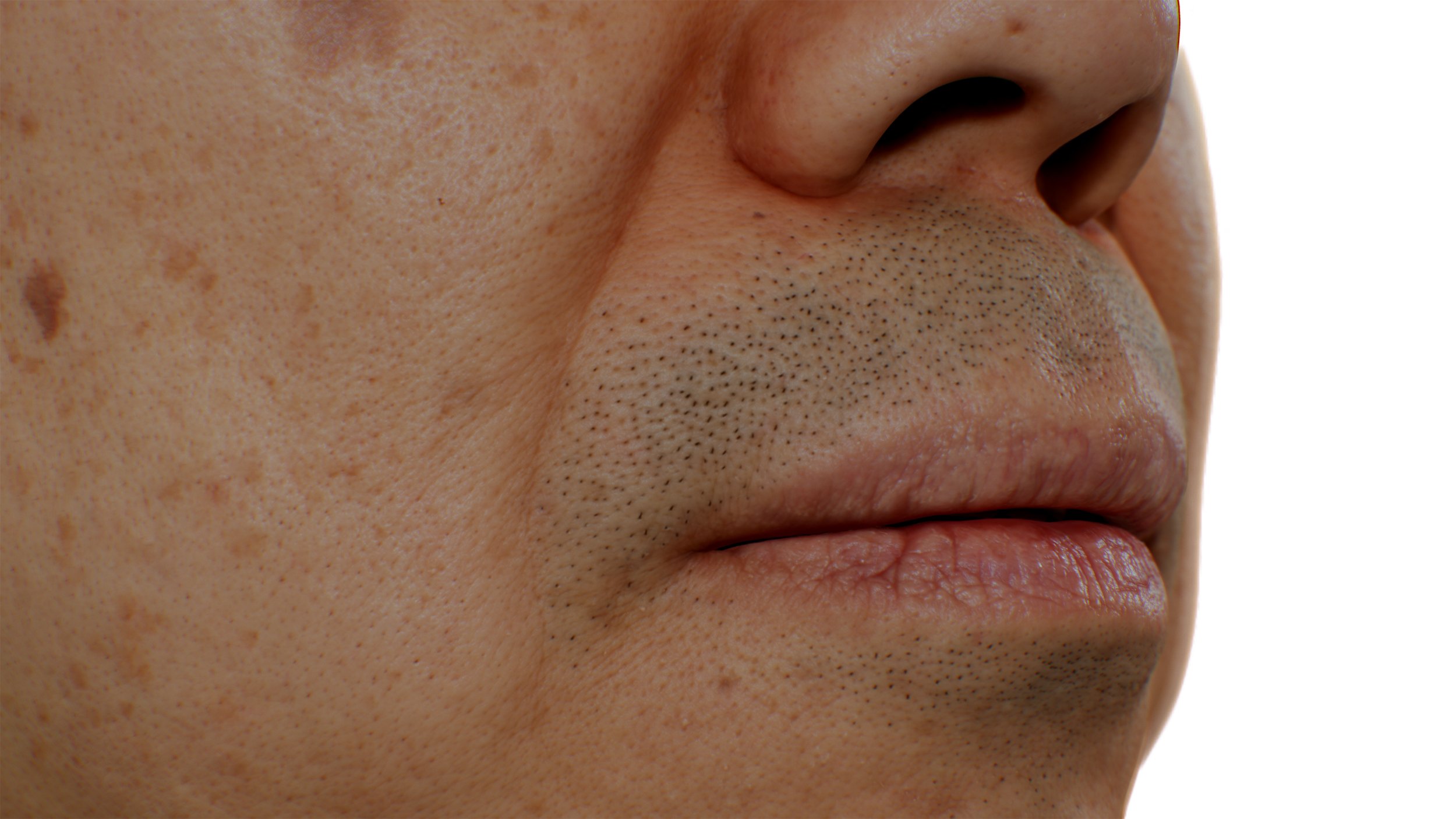 Male 3D model / Retopologised Head Scan 29