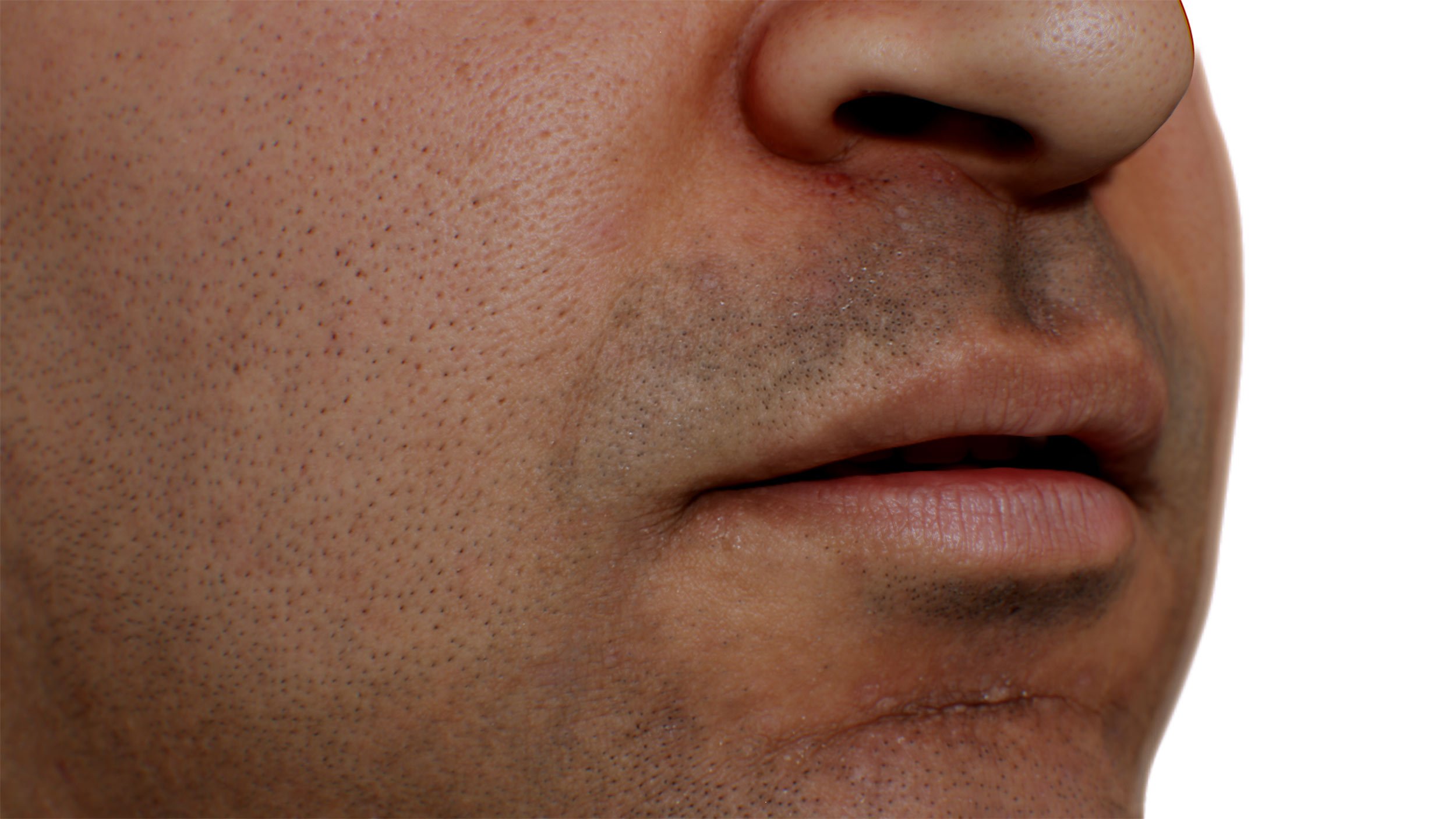 Male 3D model / Retopologised Head Scan 37