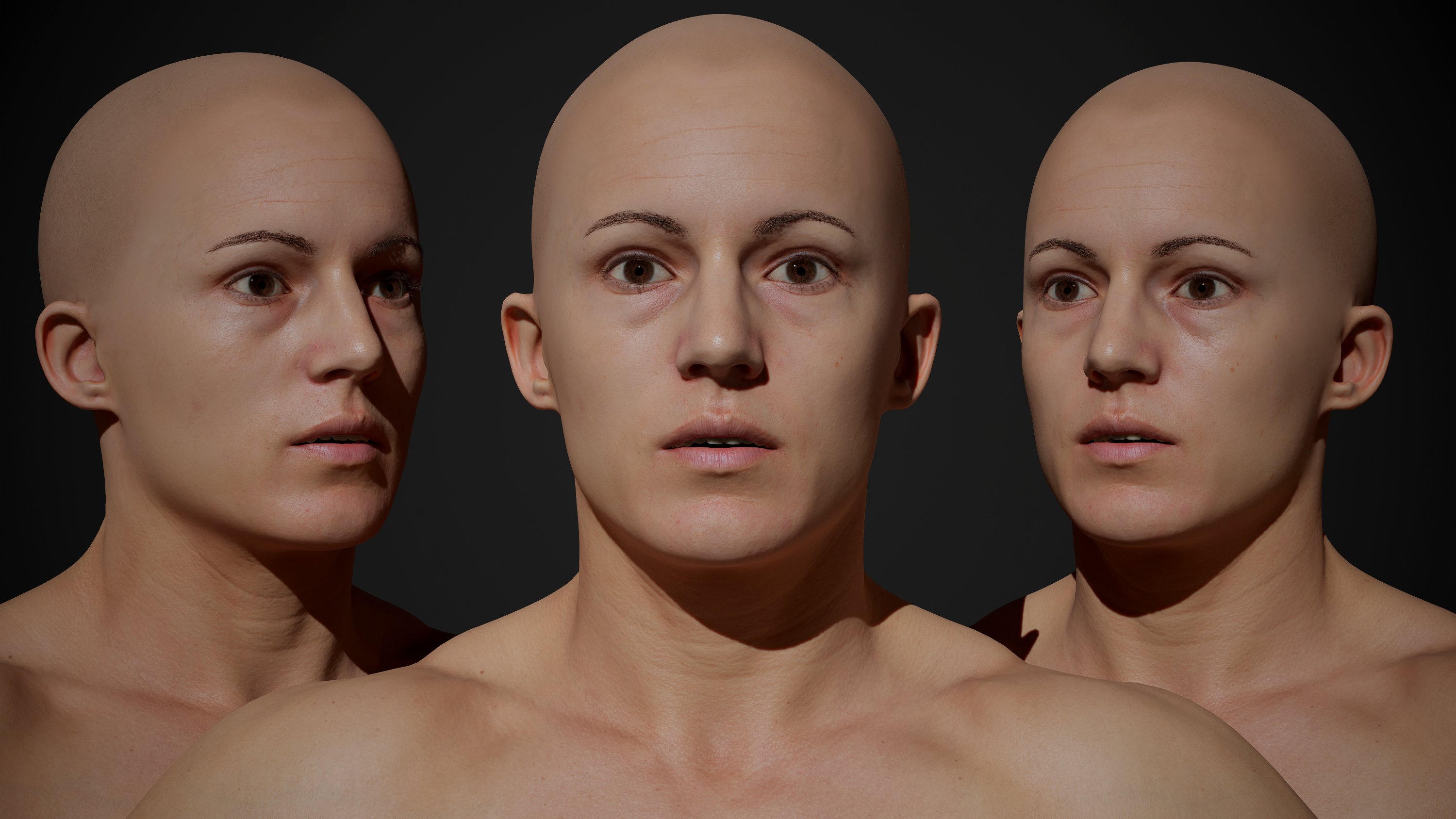 Animation Ready Body Scan / Female 01