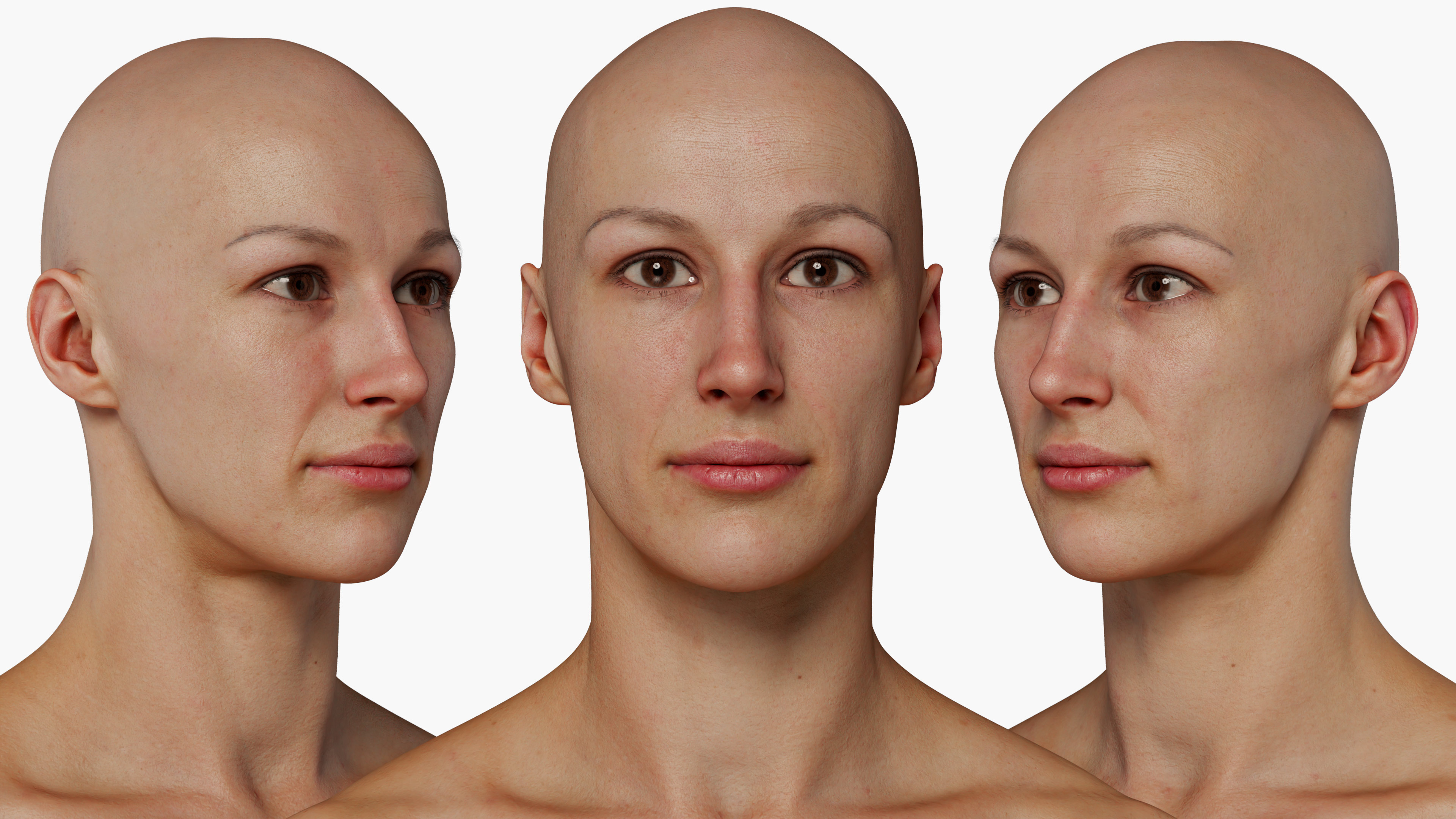 Animation Ready Body Scan / Female 12