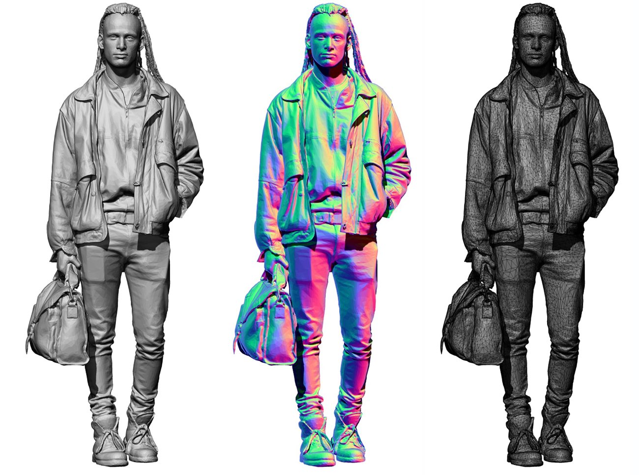 Male Characters as 3d models for Architectural Visualisation