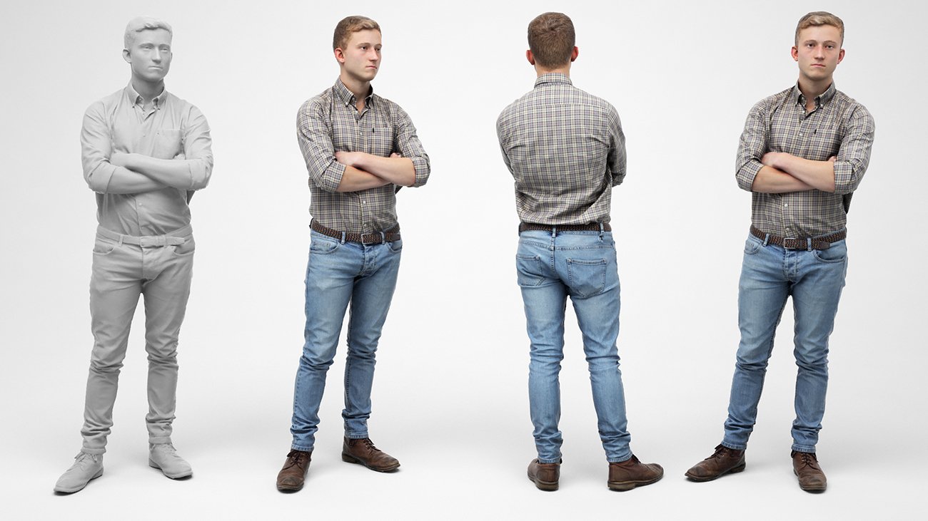 Male Character 37 | 3d archviz male for Architectural Visualisation