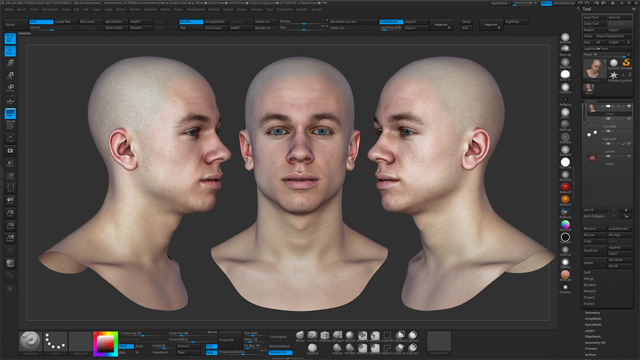 Ten Minute 3D Head Model Tutorial
