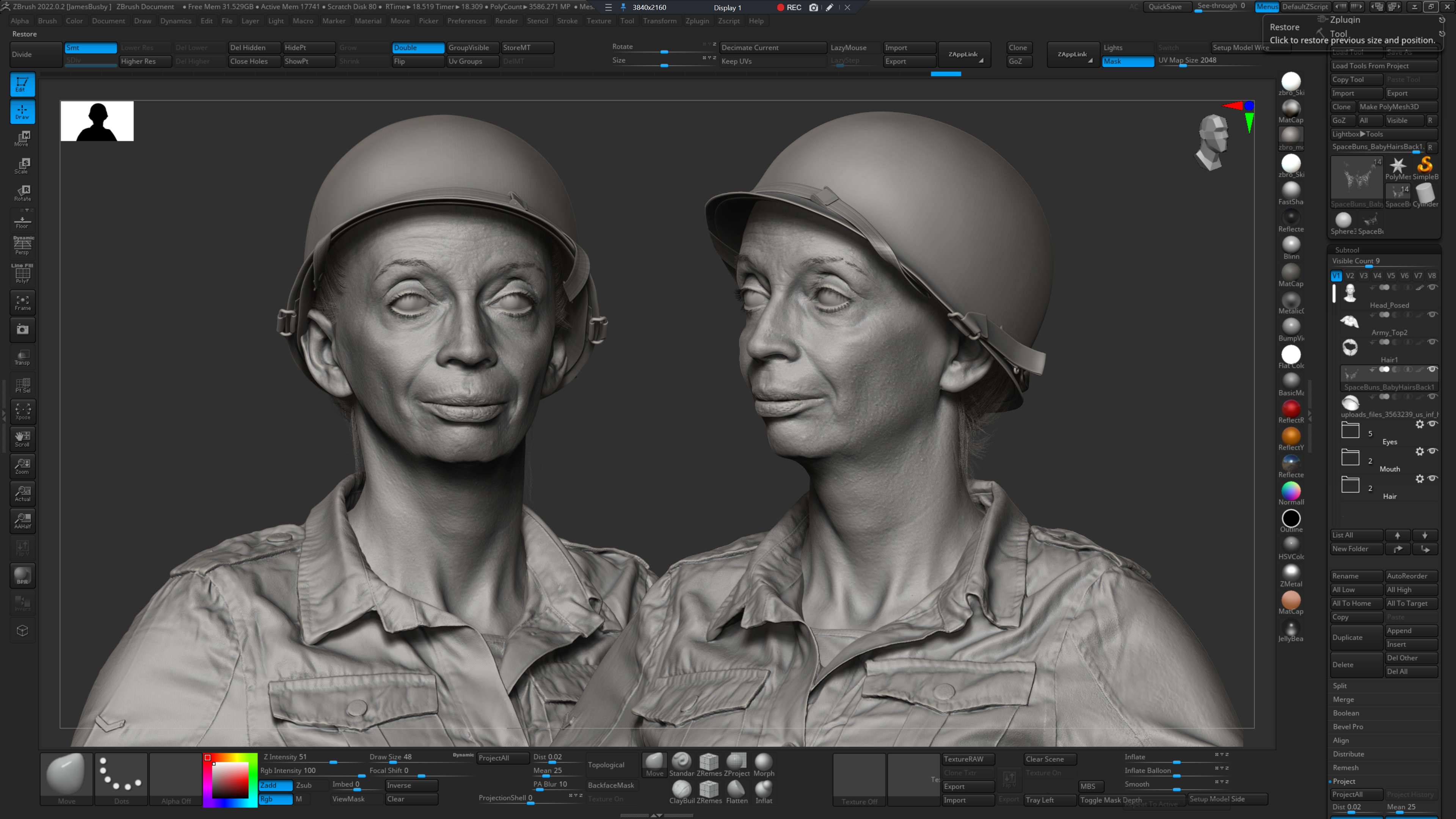 HD Head Scan Kit Bash