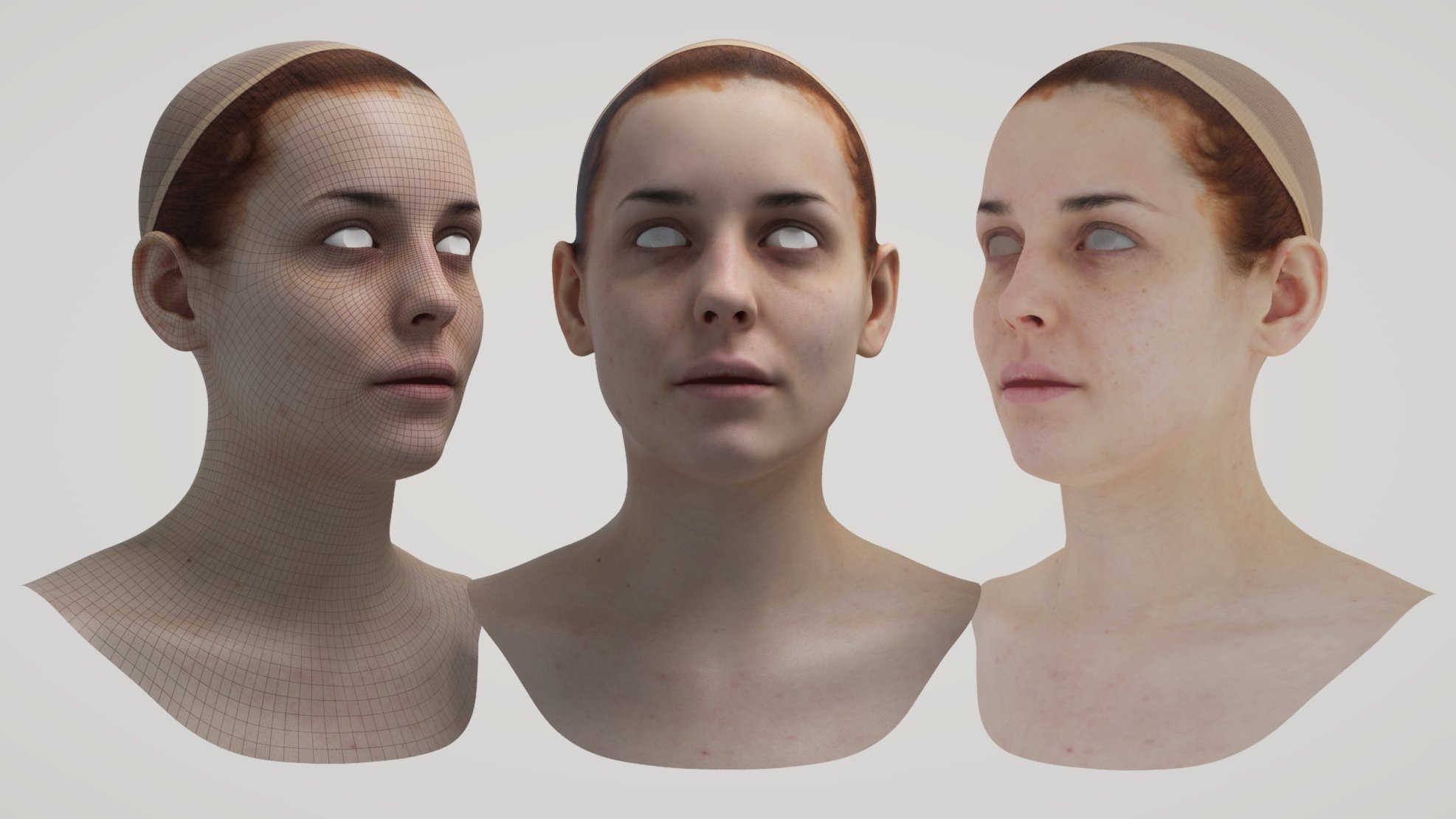 Female Multi Texture Base Mesh