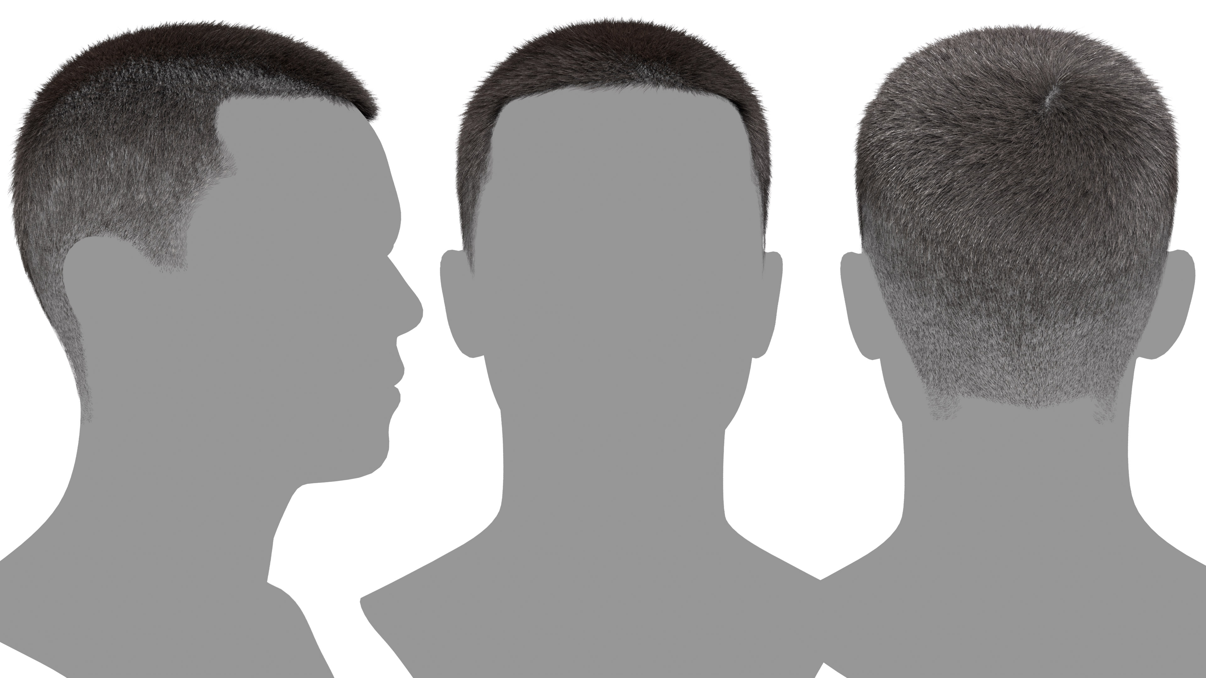 Realtime Hair Buzz Cut