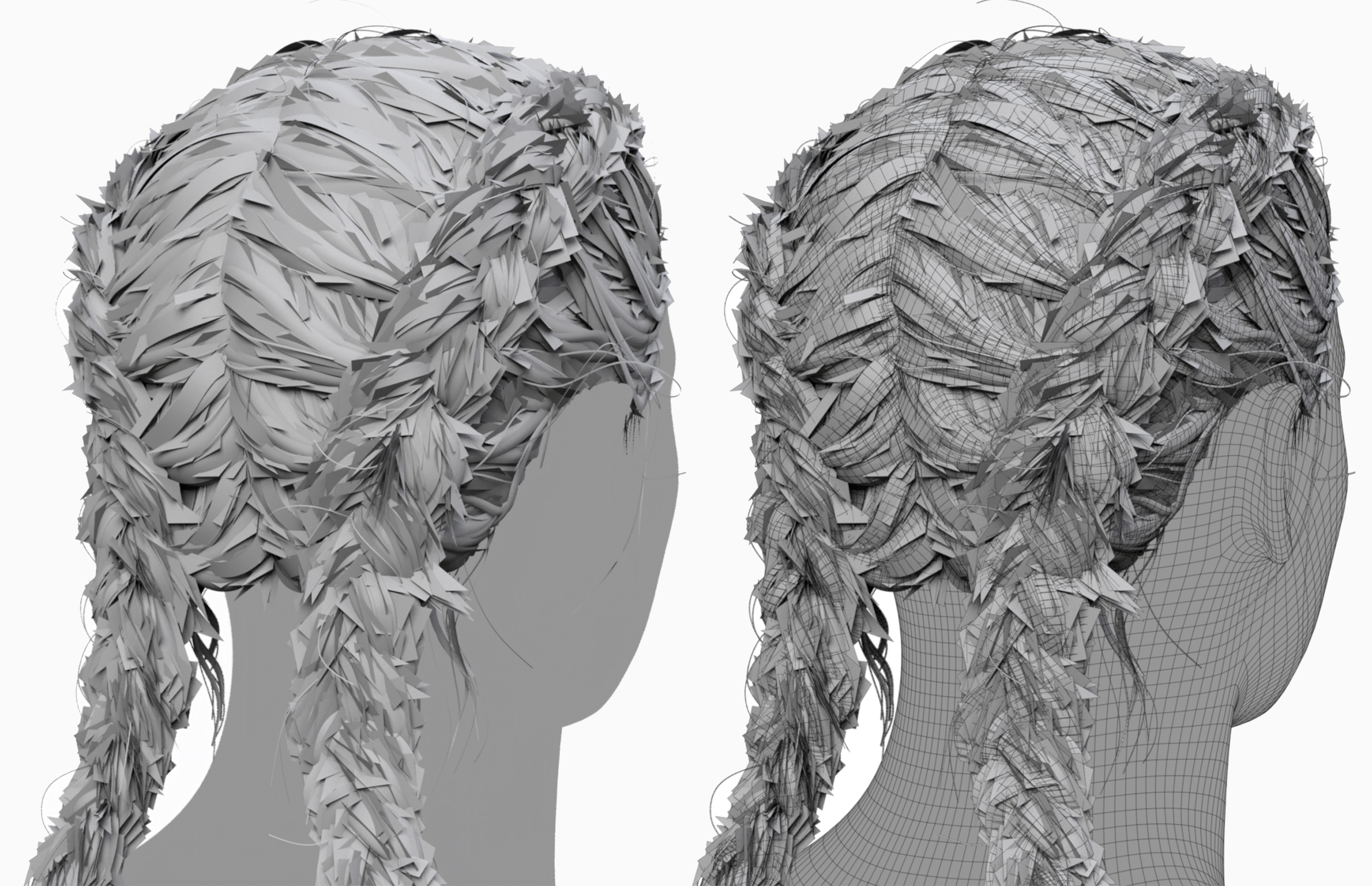 Realtime Hair - French Braid