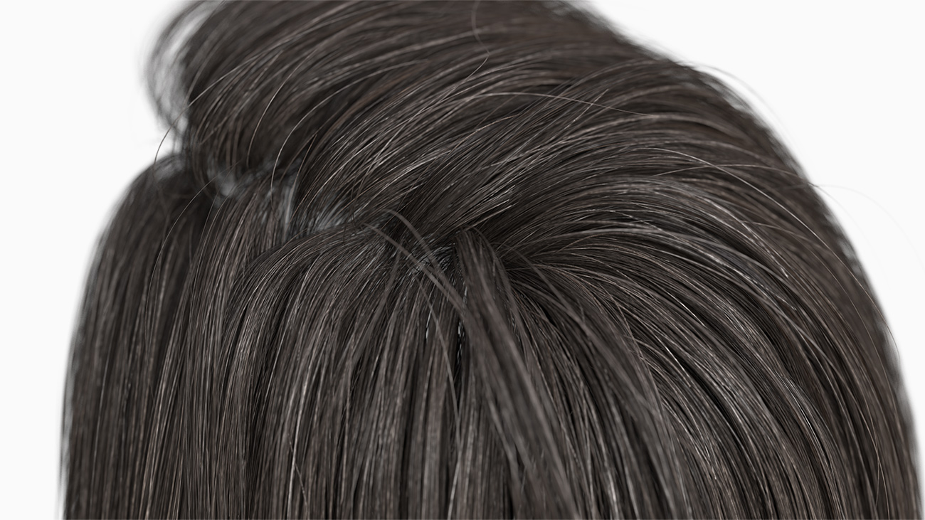 6 x Male & Female Realtime Hair Pack
