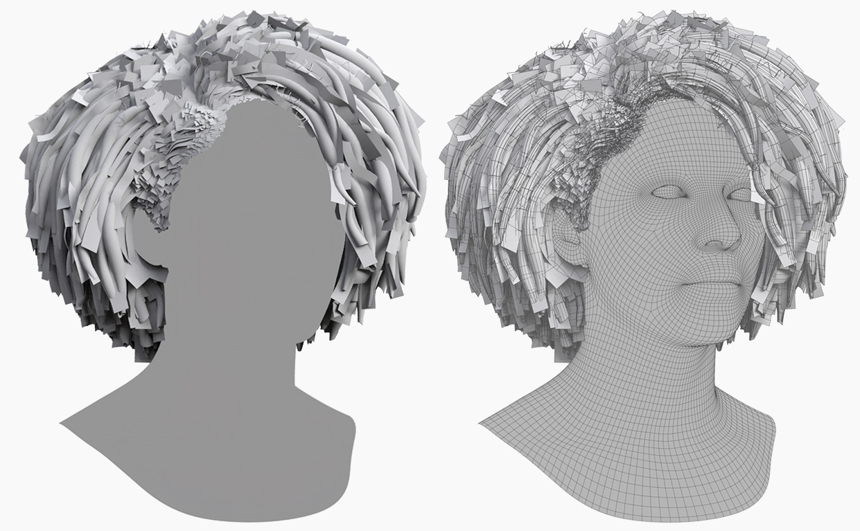 Realistic female and male pack