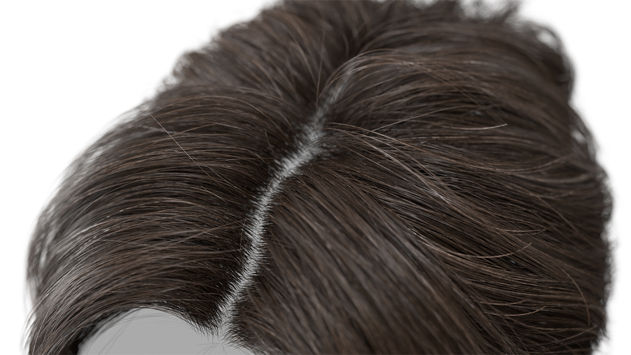 Realtime Hair - Messy Ponytail