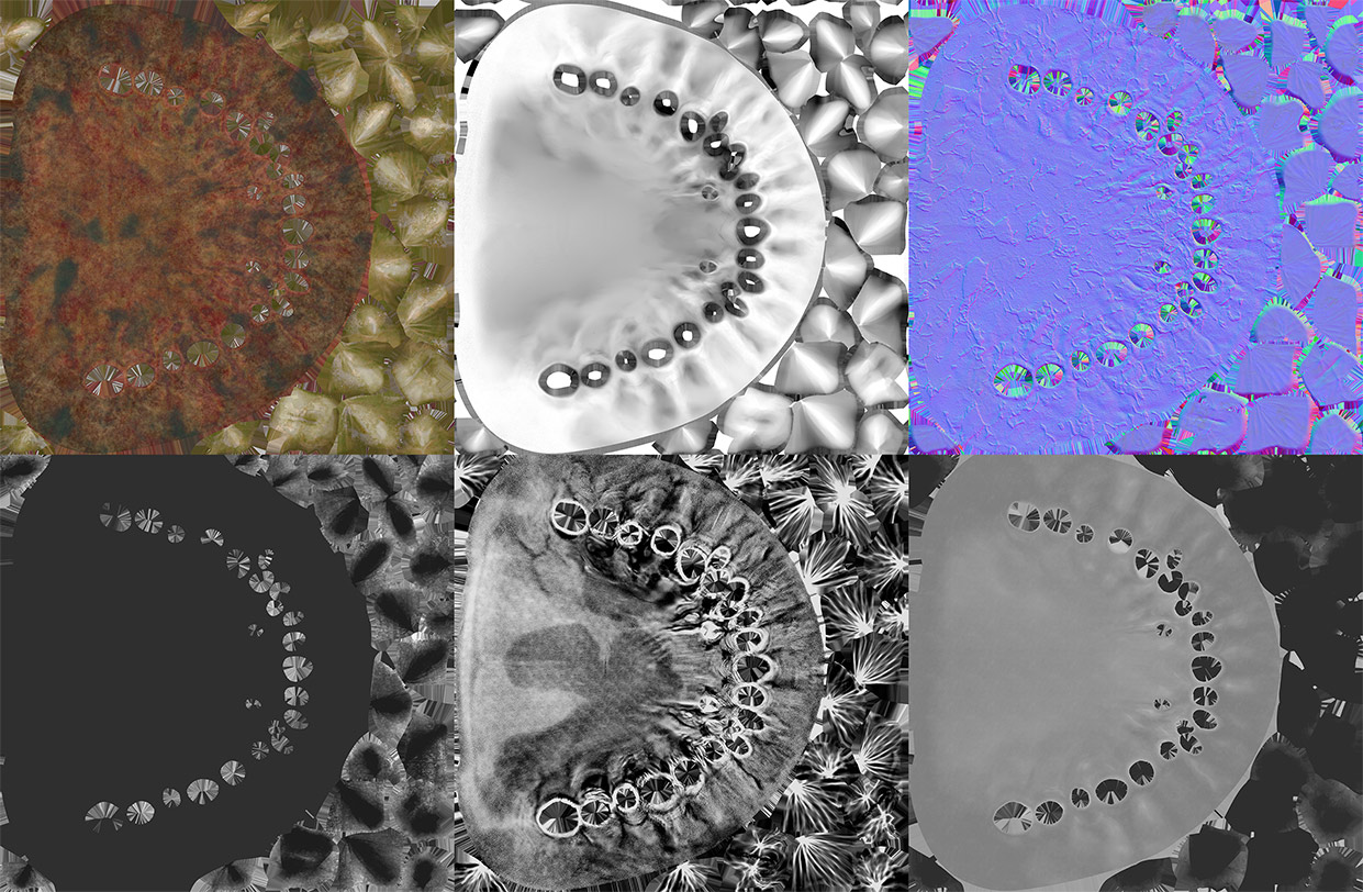 Realistic 3D Sharp Monster Teeth Model - Includes Blender, Marmoset ...