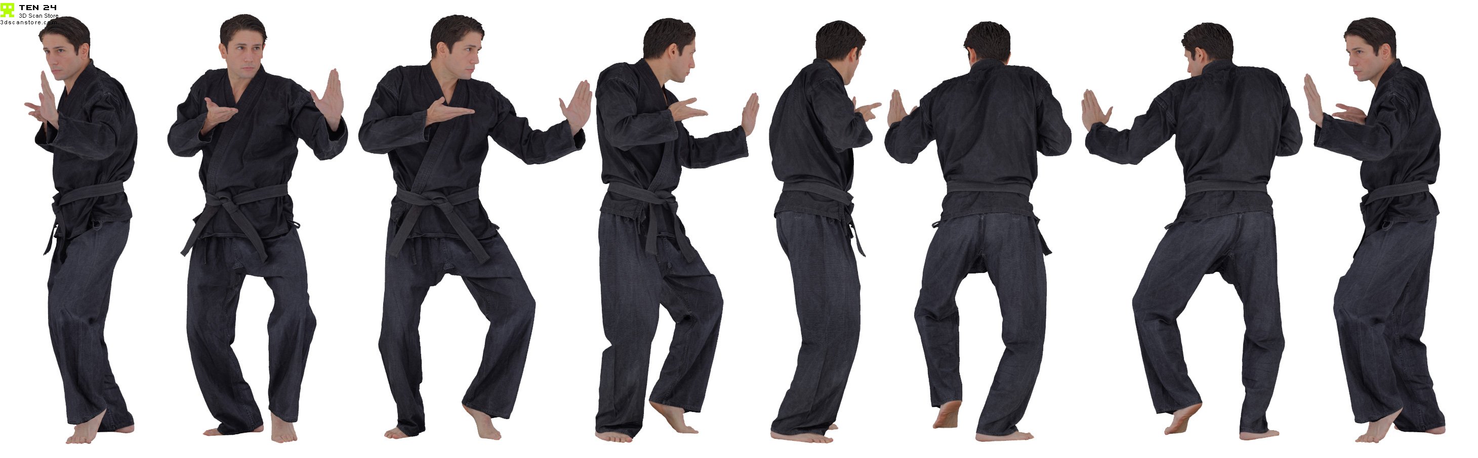 Male Taekwondo Pose 04