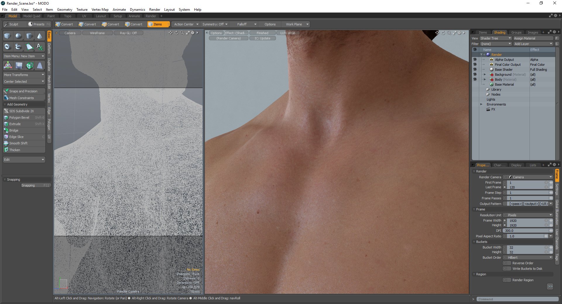 Male 03 Reference Kit + Render Scene